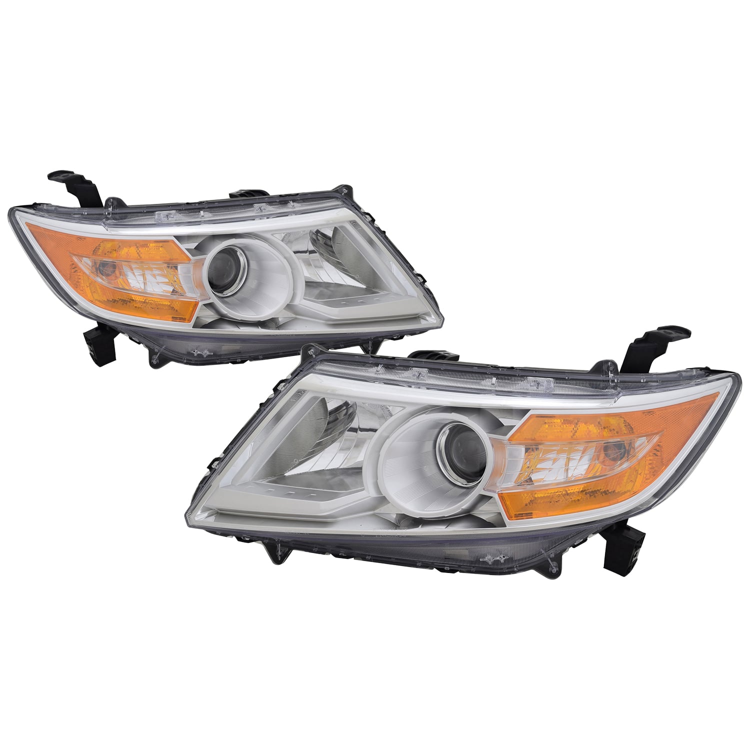 Left And Right HID Headlight Set For 11-13 Honda Odyssey CAPA Certified
