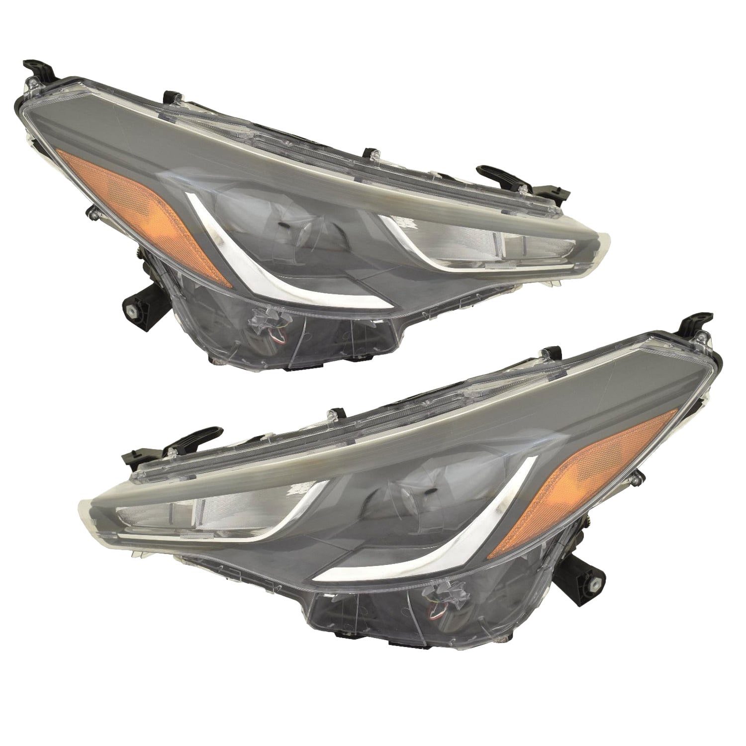 LED Headlight Set for 2022-2025 Toyota Corolla Cross; CAPA Certified