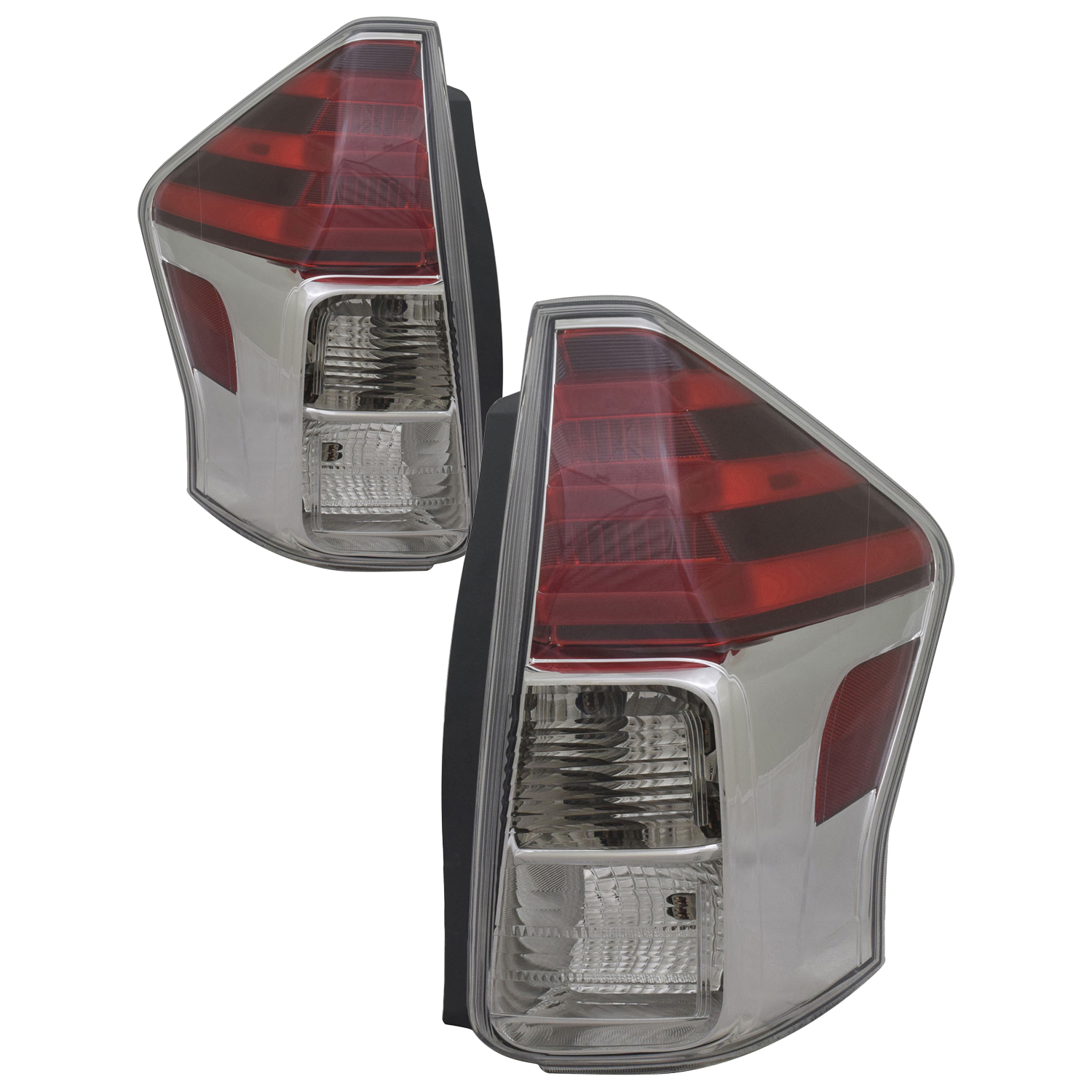 Driver Passenger Tail Light Set For 15-18 Toyota Prius V; CAPA Certified