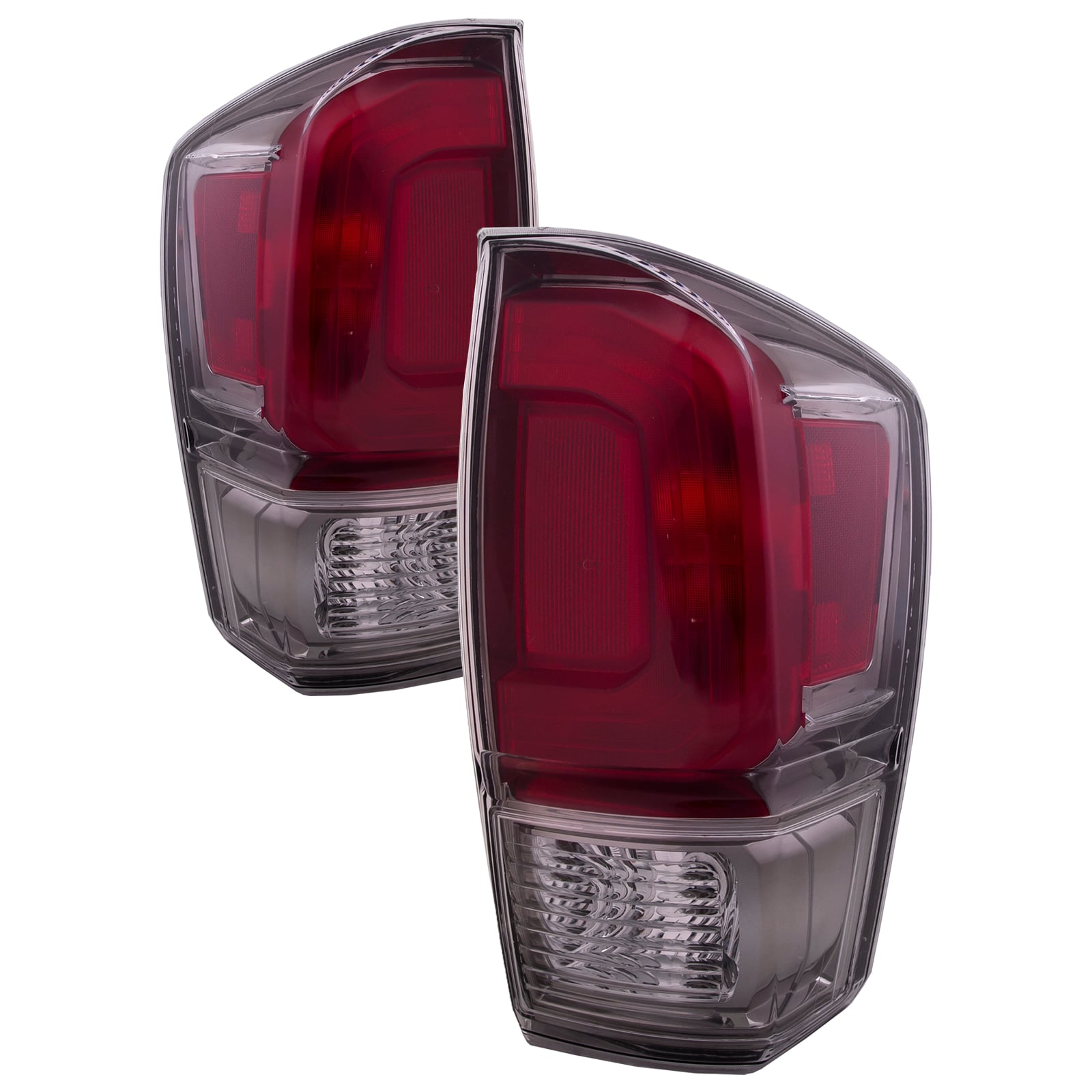 Tail Light Pair For Toyota Tacoma 16-19 Limited Smoked Bezel Left Right ...