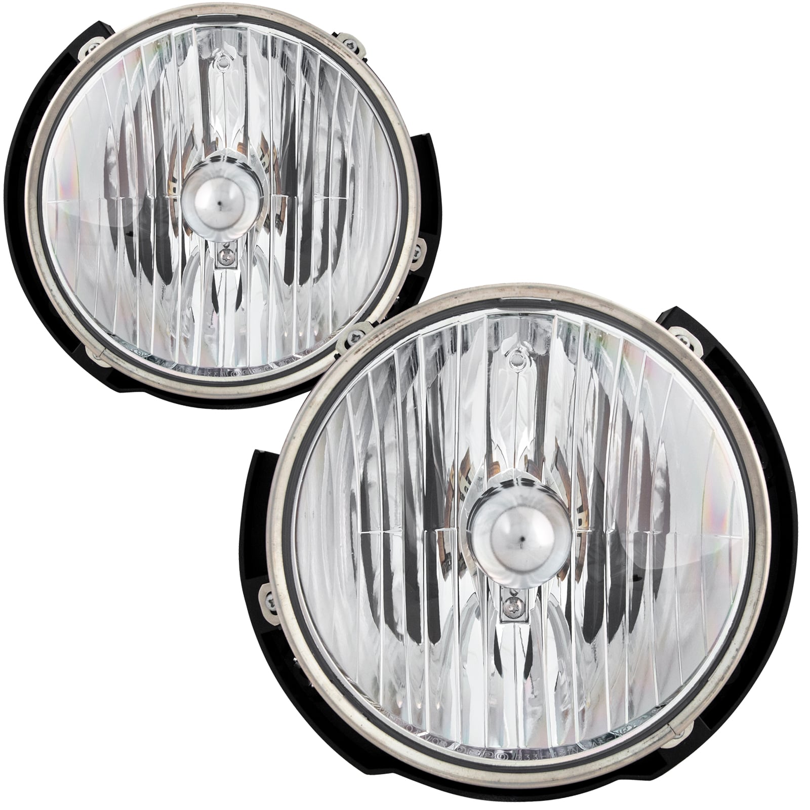 Headlight CAPA Certified Left And Right Pair Fits 2007-2018 Jeep ...