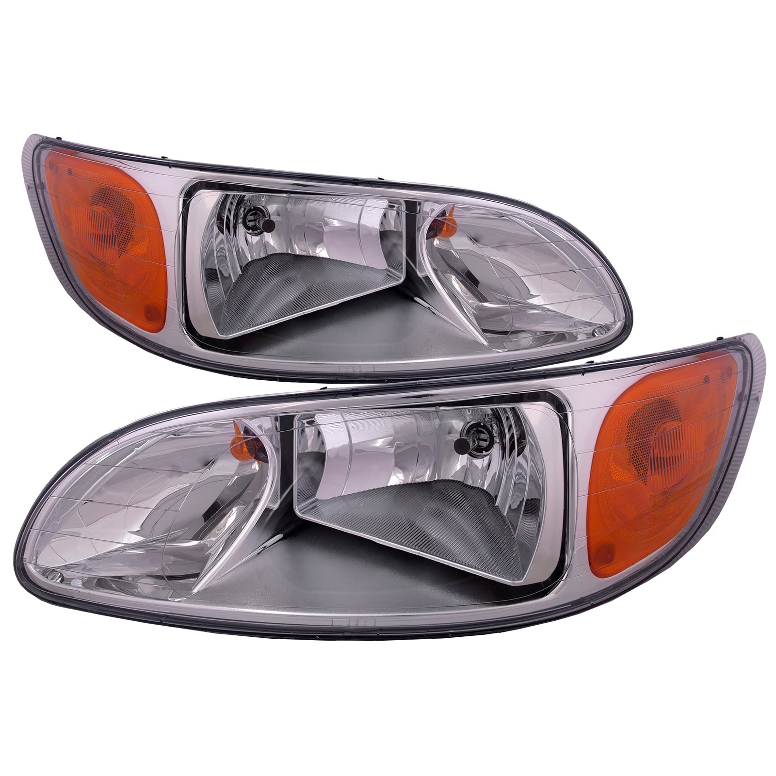 Headlight Set Left Driver Passenger Right Pair Fits 2005-2015 Peterbilt ...