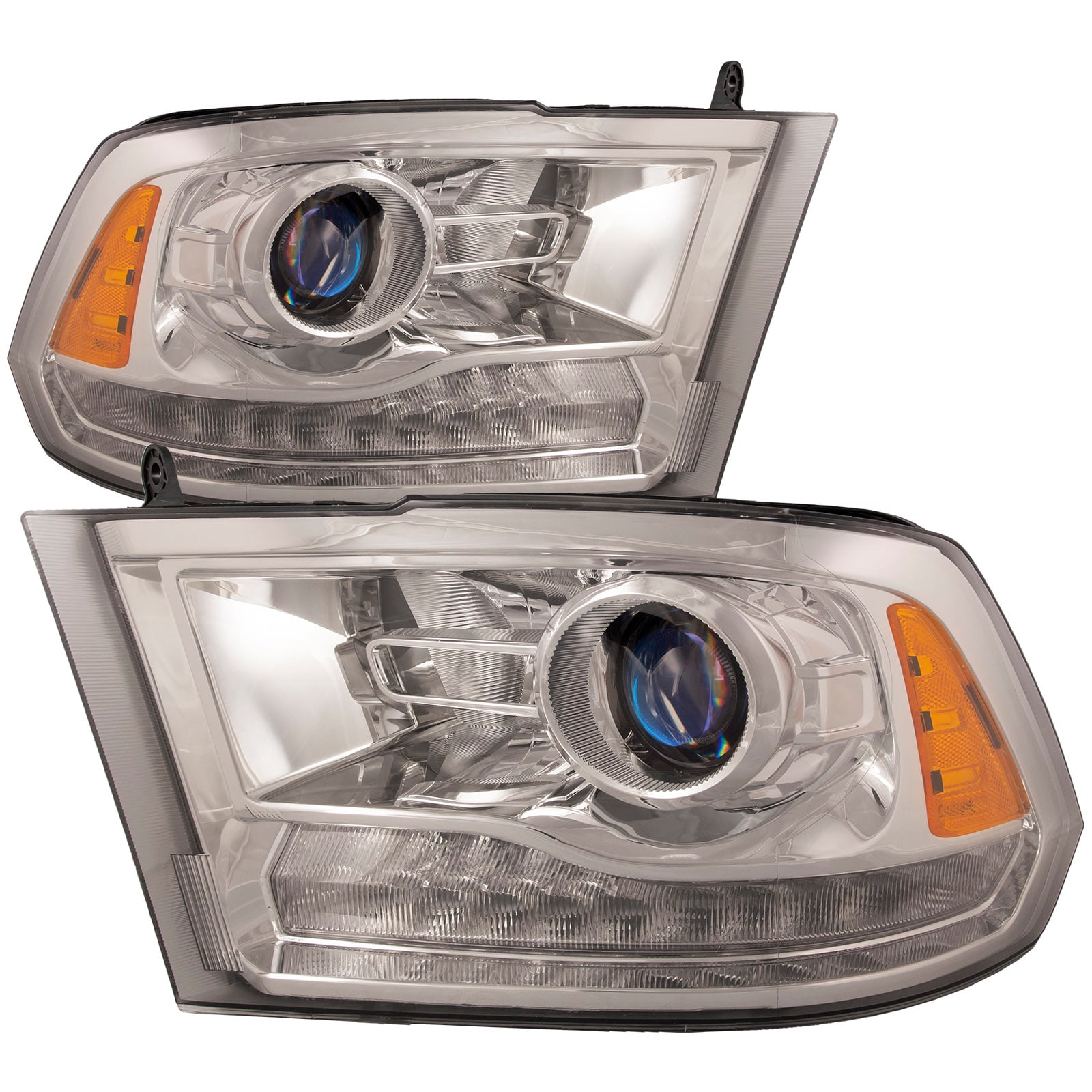 PERDE Headlights Compatible with 2013-2018 Ram 1500 2500 3500 Halogen ...