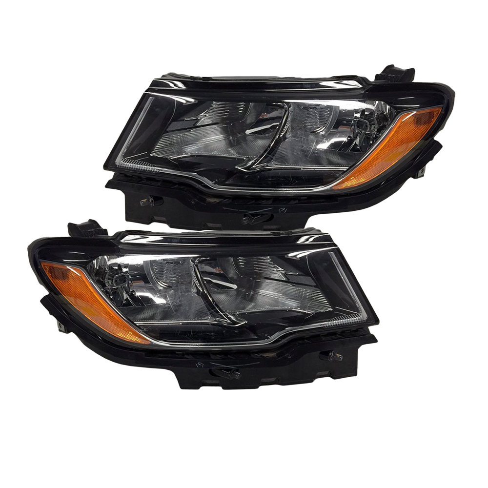 Driver & Passenger HeadLight For Jeep Compass 2017-2021