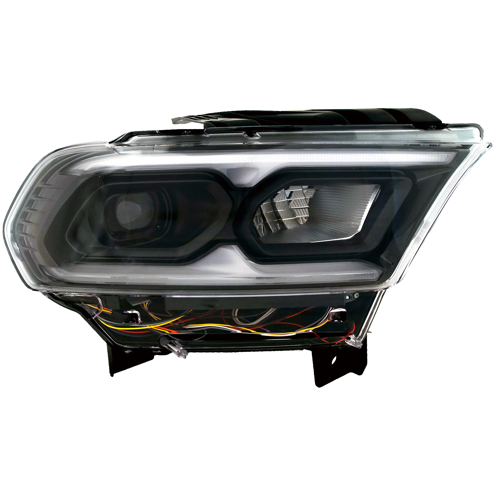 Passenger Side Black LED Headlight For 2021-2025 Dodge Durango With LED ...
