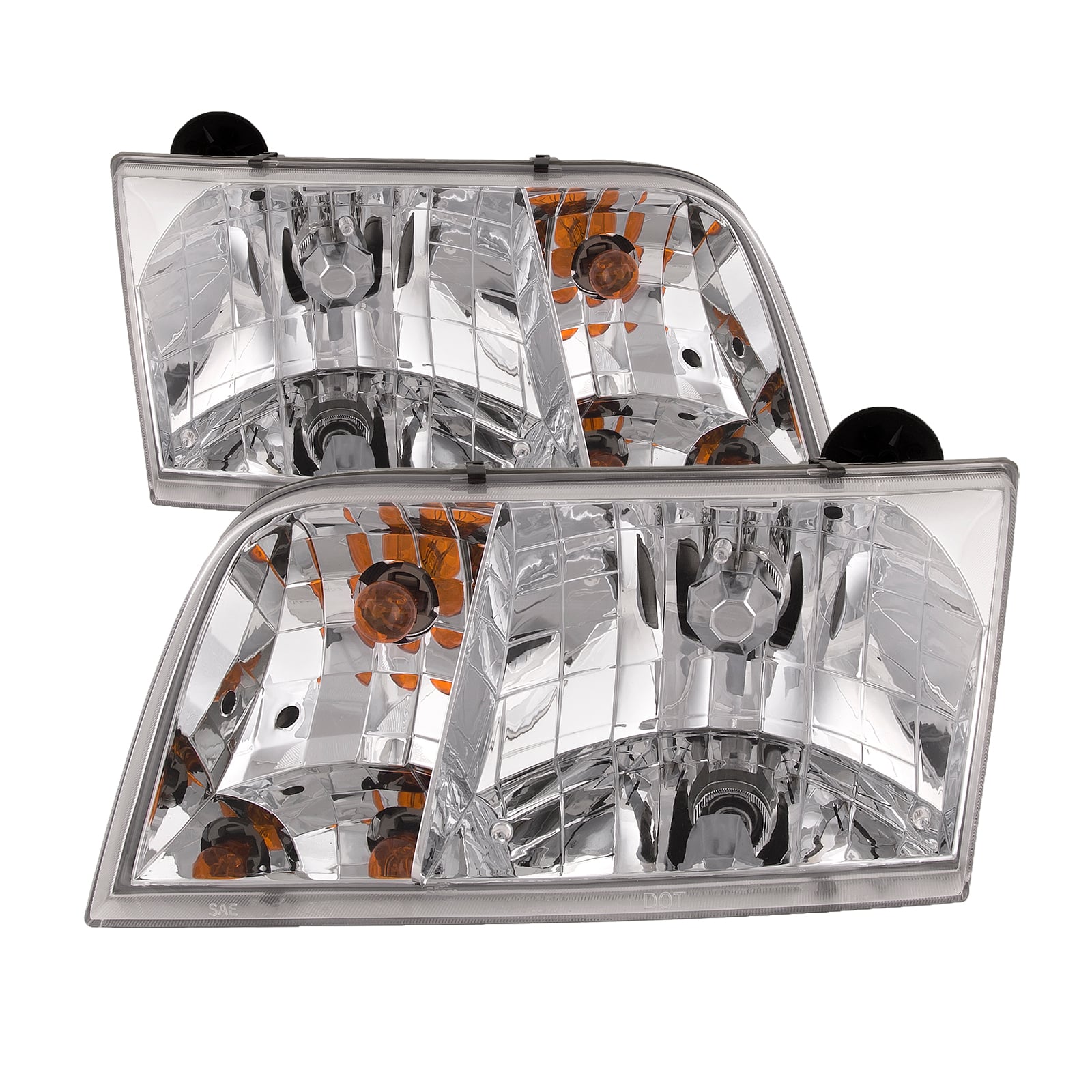Headlights Fits Ford Crown Victoria 1998-2011 Includes Left Driver and ...