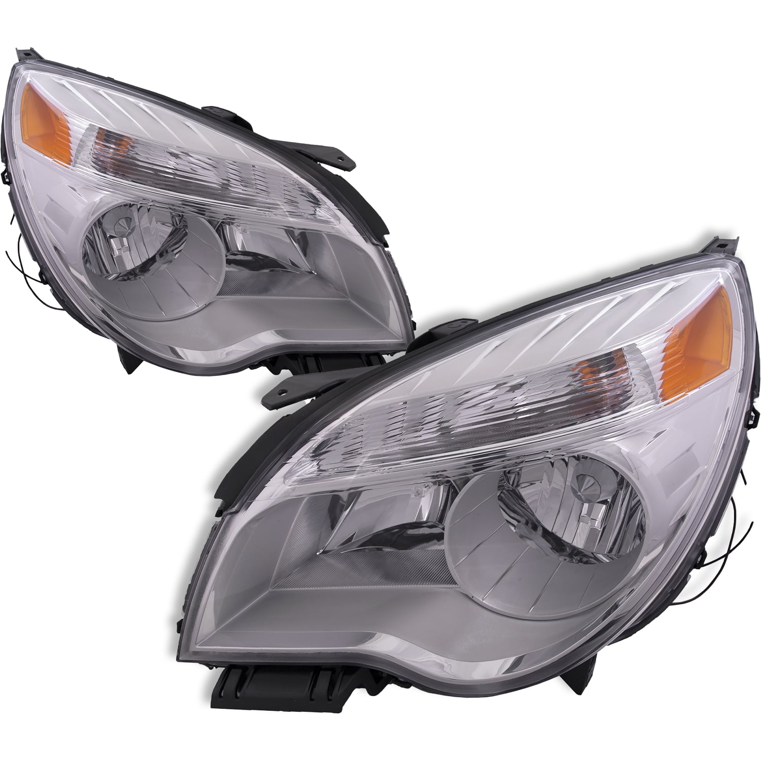 Headlight Set Compatible With Chevrolet Equinox LS LT 2010-2015 CAPA ...