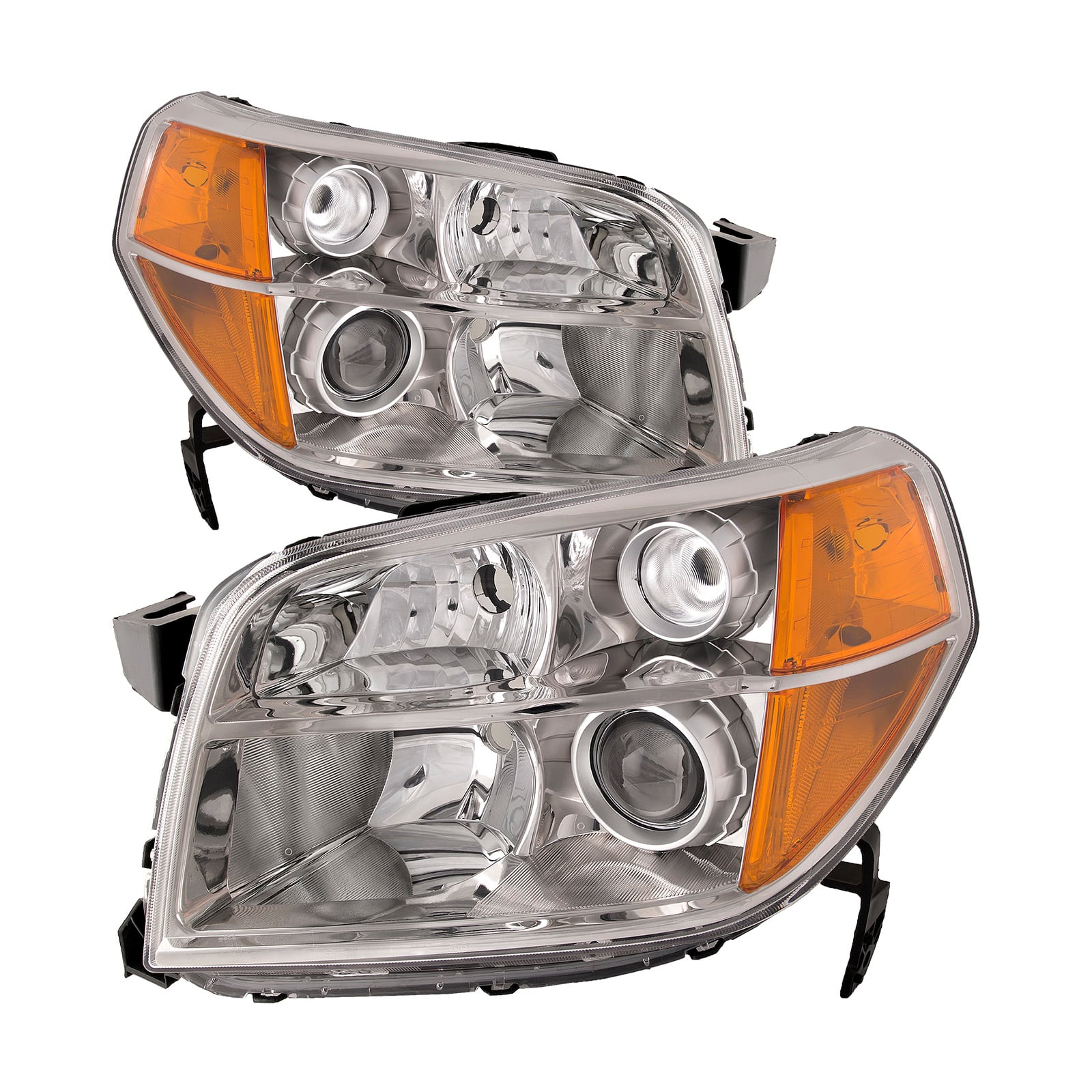 2006-2008 Honda Pilot Halogen Headlights Driver Passenger Pair Headlamp ...
