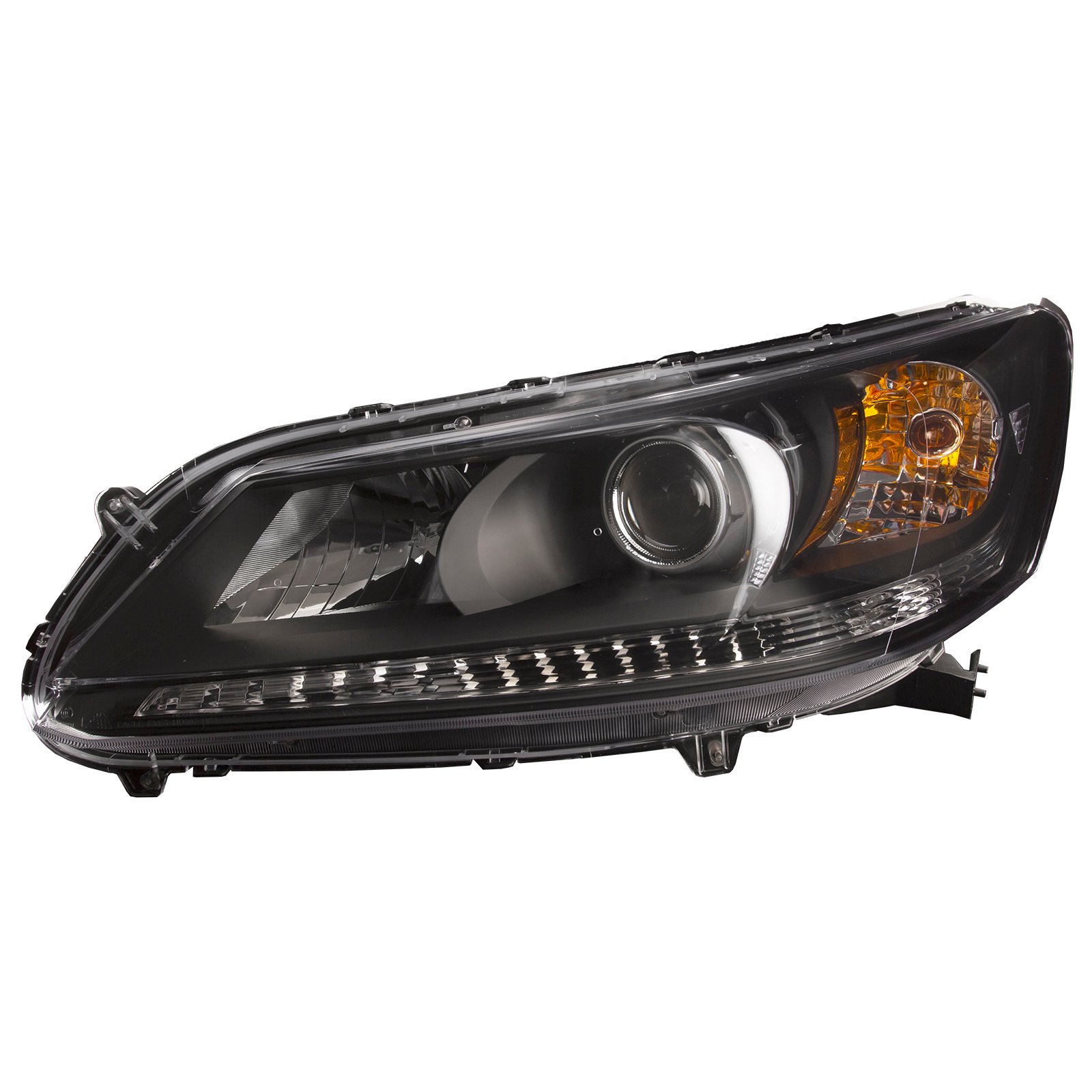 Halogen Headlight Left Driver Side Assembly Replacement For Honda Accord Sedan 13 15