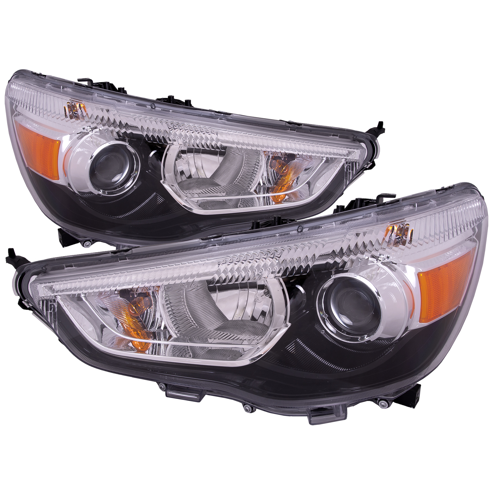 Headlight Halogen Set Right Passenger Left Driver Pair Fits 2011-2019 ...