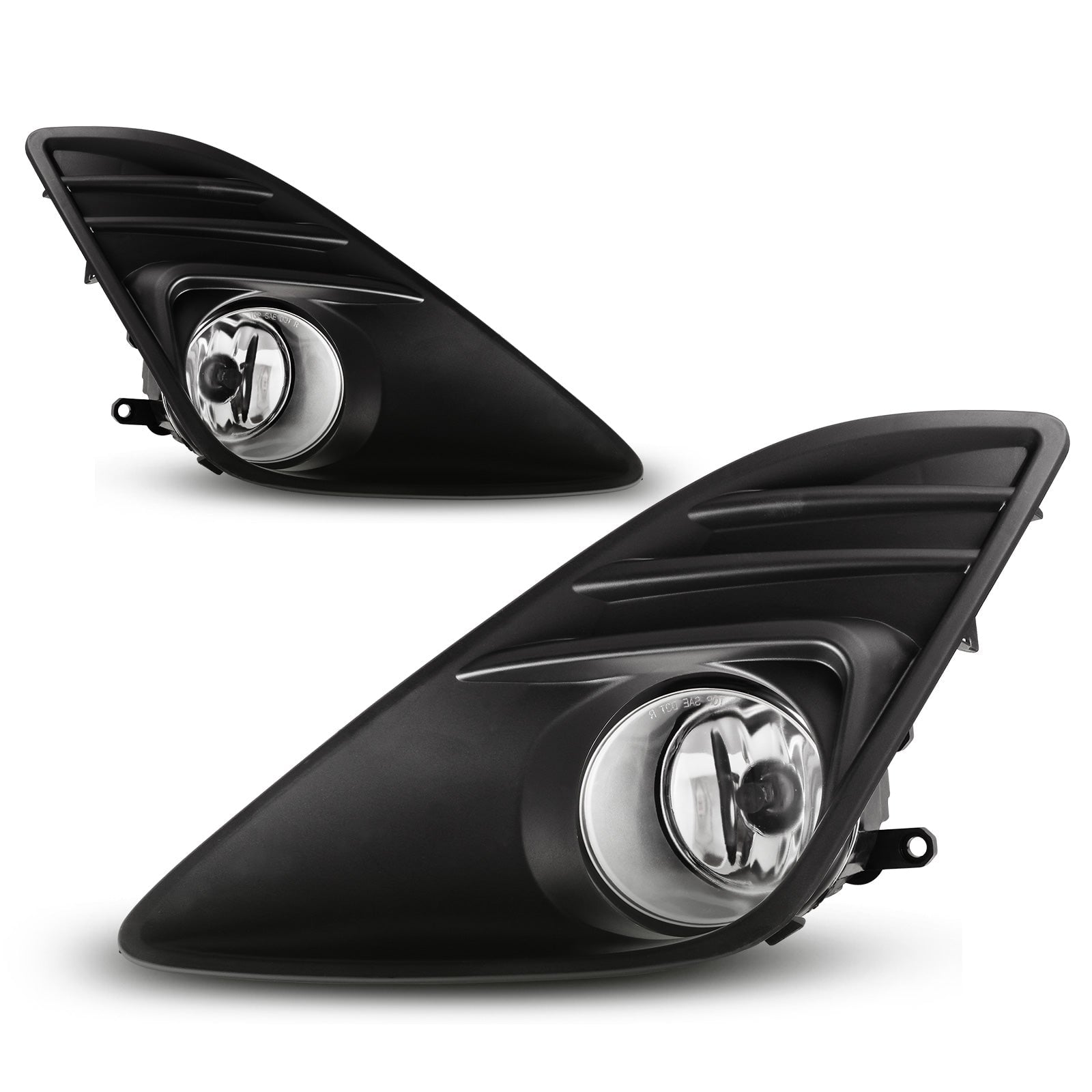 Halogen Fog Light Kit With Clear Lens For 2012-2014 Toyota Camry