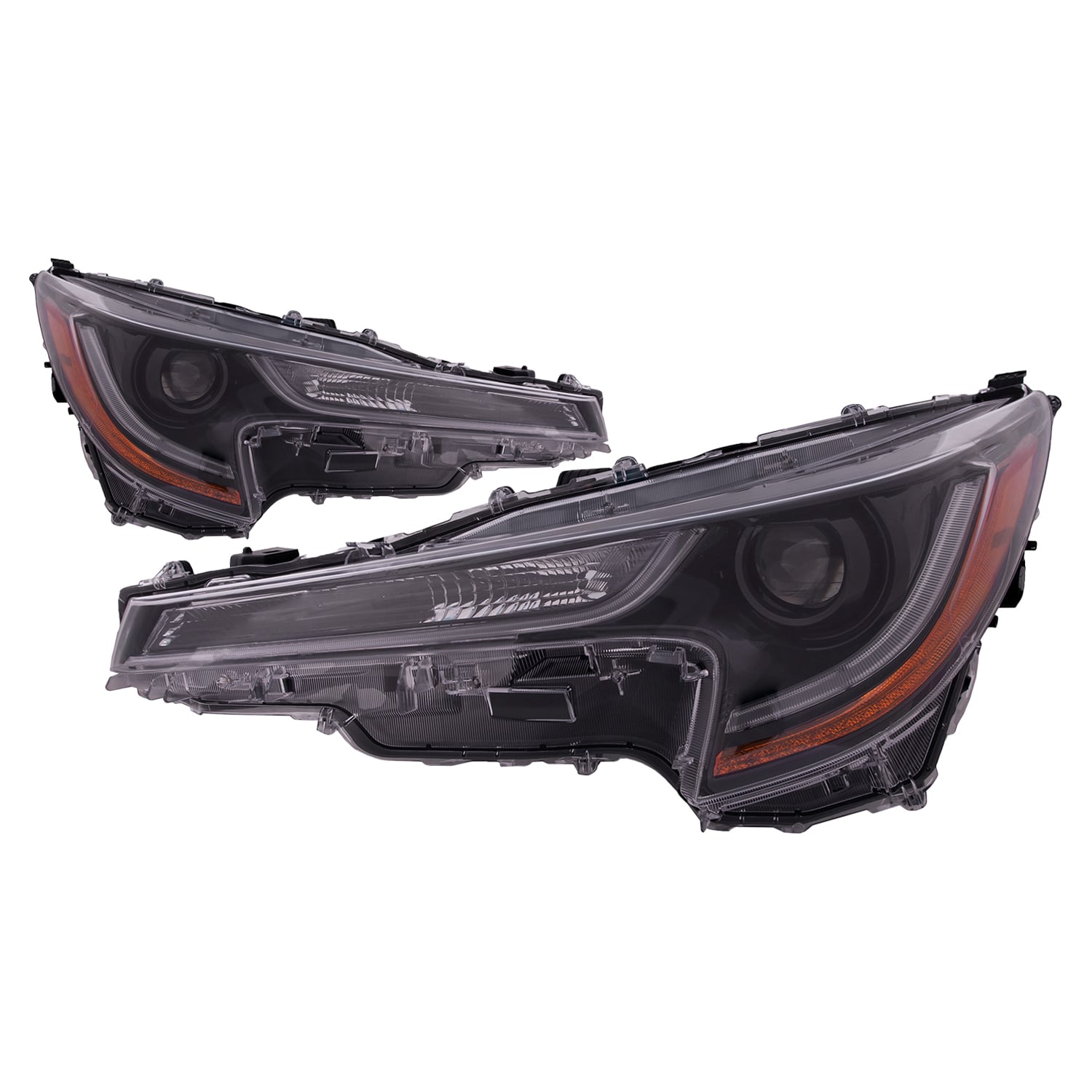 Headlight Set Left Driver Right Passenger Side Fits 2020-2022 Toyota ...