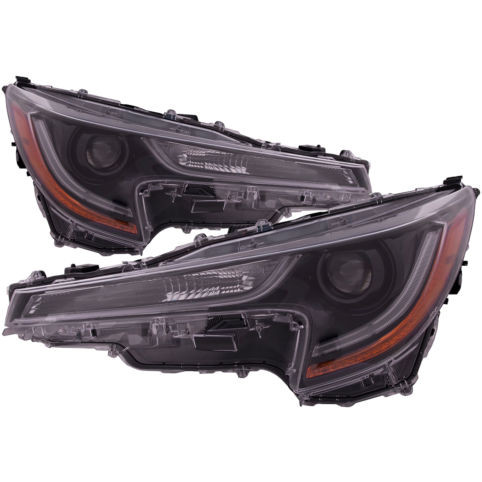 Headlight Left Driver And Right Passenger Side Fits 2020-2022 Toyota ...