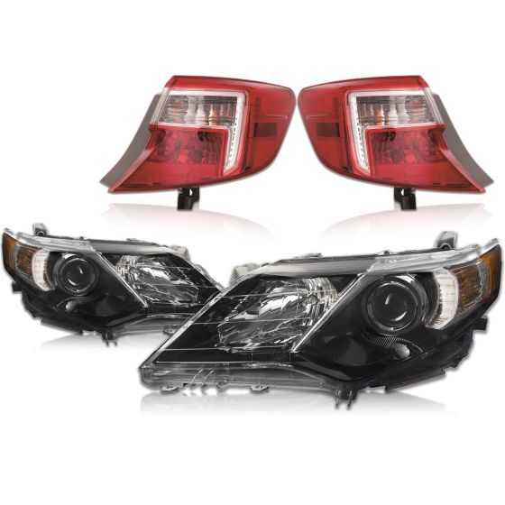 Headlight and Tail Light Set Halogen Right And Left Pair CAPA Certified ...