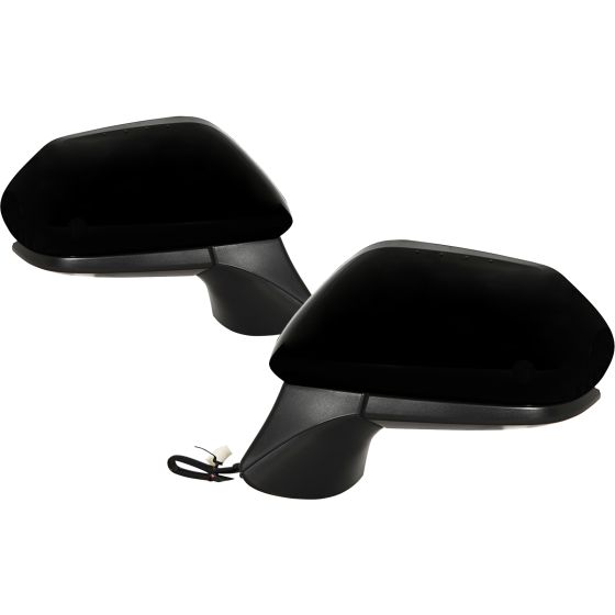 Power Left and Right Mirrors Fits 18 22 Toyota Camry Models Paintable Mirror
