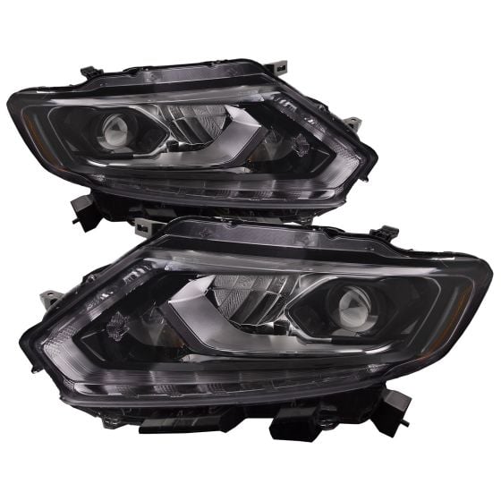 Headlights Set LED Left Driver Right Passenger Pair Fits 2014-2016 ...