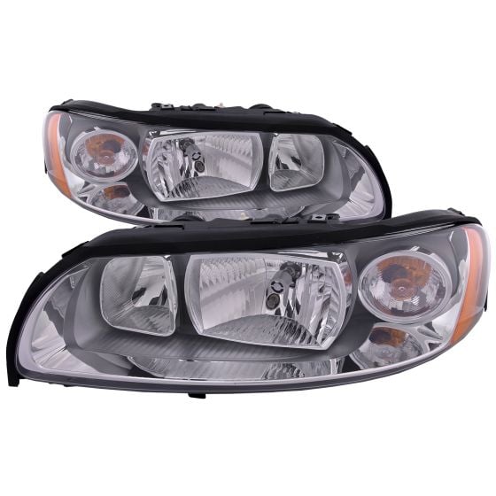 Headlights Set Halogen Right Passenger Left Driver Pair Fits 2005-2007 ...