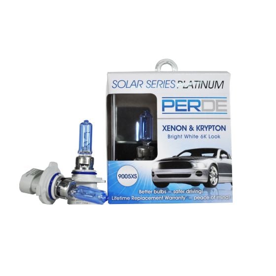 PERDE Solar Series Platinum 9005XS Xenon-Enhanced Halogen Bulbs (Set; Pair)