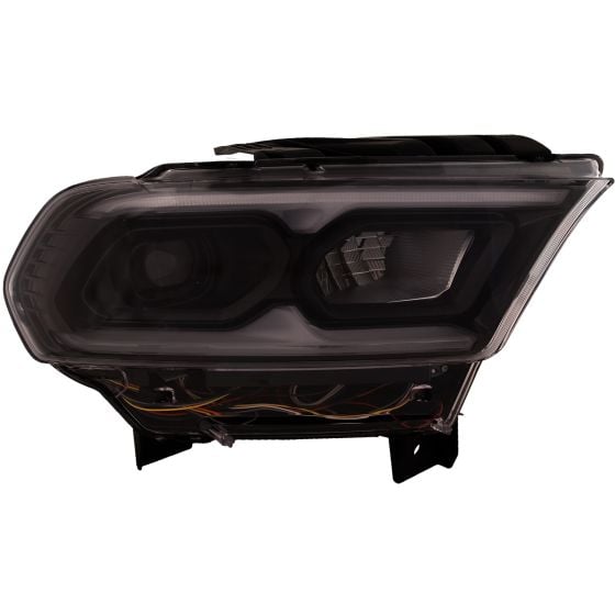 Passenger Side Black LED Headlight For 2021-2025 Dodge Durango With LED ...