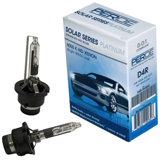 PERDE Solar Series Platinum 6000K D4R HID (Set; Pair)