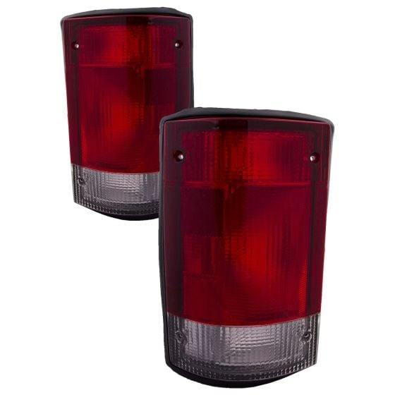1995-2003 Ford Econoline/ 2000-2003 Excursion Tail Lights Set Driver ...