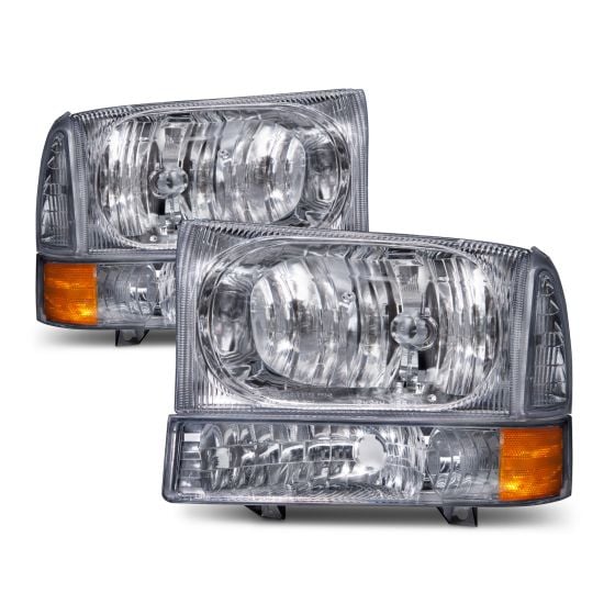 Headlight Park Signal Light Set Fits 99-04 Ford Excursion F-250 F-350 F ...
