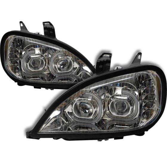 Brilliant Series Freightliner Columbia LED Headlight Chrome Pair 01-20 ...