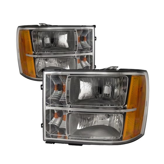 PERDE Headlights Compatible with GMC Sierra Sierra 1500 Sierra 2500 HD ...
