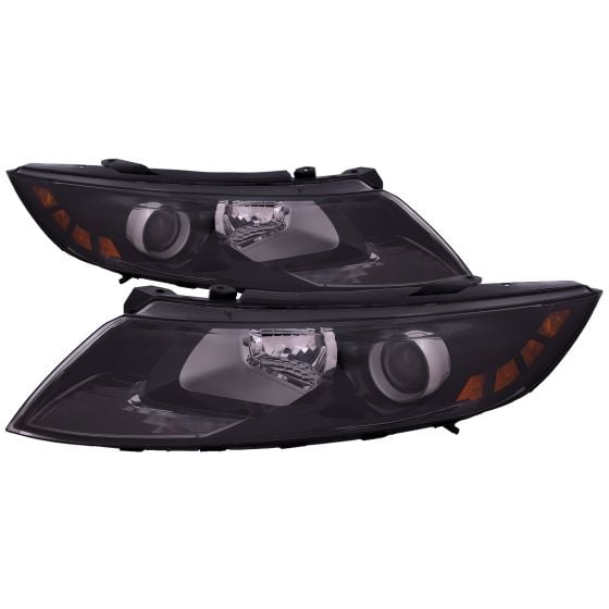 PERDE 2011-2013 Kia Optima Headlights with Performance Lens and Black ...