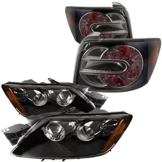 PERDE 2007-2011 Mazda CX-7 Halogen Headlights And Tail Lights Set