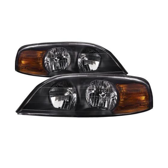 Damon Intruder 2002-2005 Motorhome RV Left and Right Black Halogen ...
