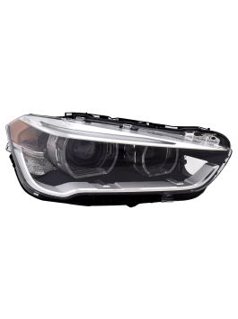 Right Passenger Side LED Headlight with DRL for 2017-2019 BMW X1
