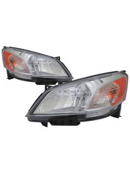 Left And Right Halogen Headlight Set For 13-21 Nissan NV200 CAPA Certified