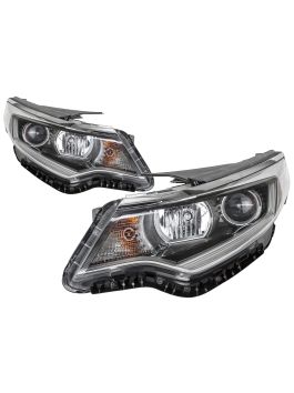 Left And Right Halogen Headlight Set For 16-18 Kia Optima CAPA Certified