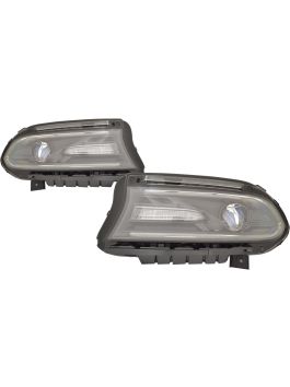 Halogen Left and Right Headlights With LED Daytime Running Lamp For 18 ...