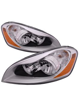 Headlights Set Halogen Left Driver Right Passenger Fits 2010-2013 Volvo ...