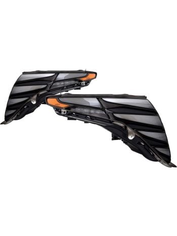 LED Daytime Running Light Set Dark Chrome Trim CAPA Certified for 2022 ...