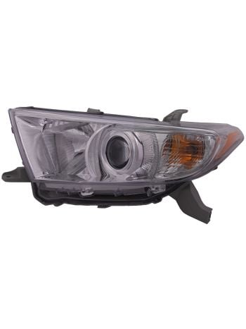 Halogen Headlight CAPA Certified Left And Right Pair Fits 2011-2013 ...