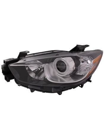 Headlight Halogen Left Driver CAPA Certified Fits 2013-2016 Mazda CX5