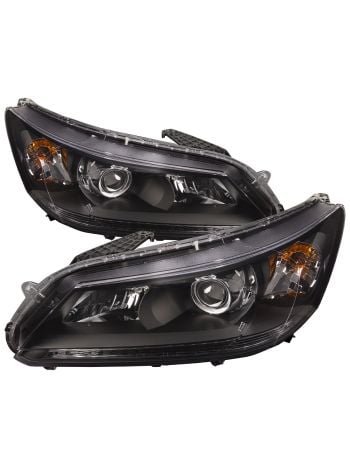 Headlight Right And Left Pair CAPA Certified 2013-2015 Honda Accord EX ...