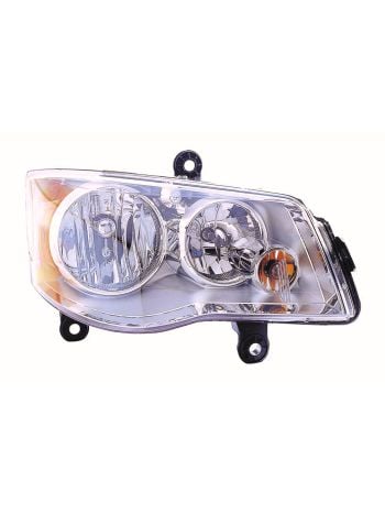 Headlights Set Fits Chrysler Town & Country 08-16 Pair CAPA Certified Lamps