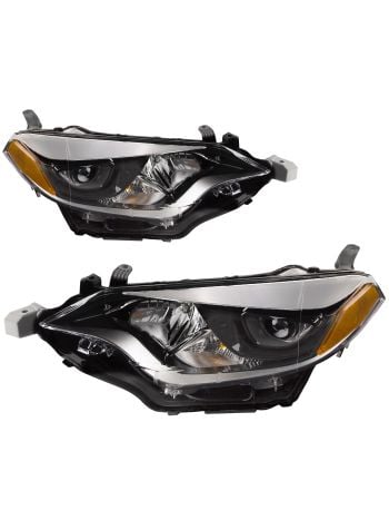 LED Headlight Set Driver Left Right Passenger Pair Fits 2014-2016 ...