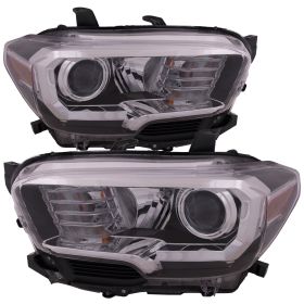 Headlight Pair For Toyota Tacoma 18-19 CAPA Certified Halogen Headlamp ...