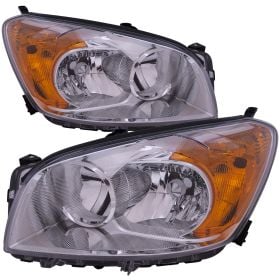 Halogen Headlight CAPA Certified Left And Right Pair Fits 2009-2012 ...