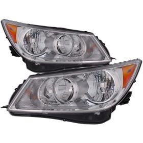 Headlight Halogen CAPA Certified Left And Right Pair Fits 2010-2013 ...