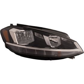 Headlight Compatible With VolksWagen GTI Golf Alltrack SportWagen 2018 ...