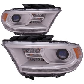 Headlight Pair Fits Dodge Durango 2014-2015 Left Driver and Right ...