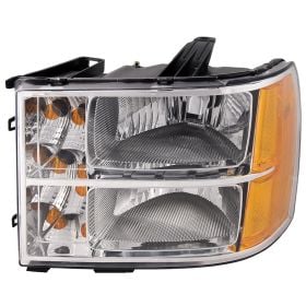 2007-2013 GMC Sierra 1500/ 07-14 2500/3500 HD Left Driver Side Halogen ...