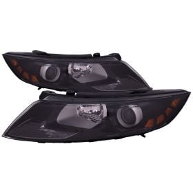 PERDE 2011-2013 Kia Optima Headlights with Performance Lens and Black ...